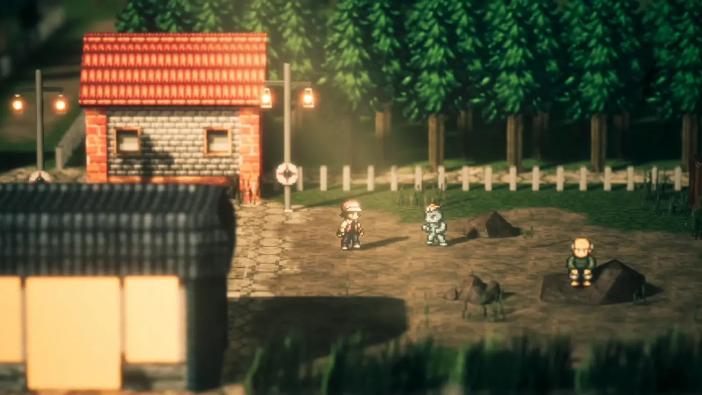 Pokémon Red imaginado ao estilo de Octopath Traveler | Eurogamer.pt